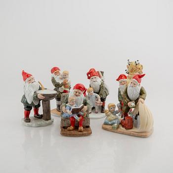 Jenny Nyström efter tomtar st Kalmar läns museum porslin sent tal Bukowskis