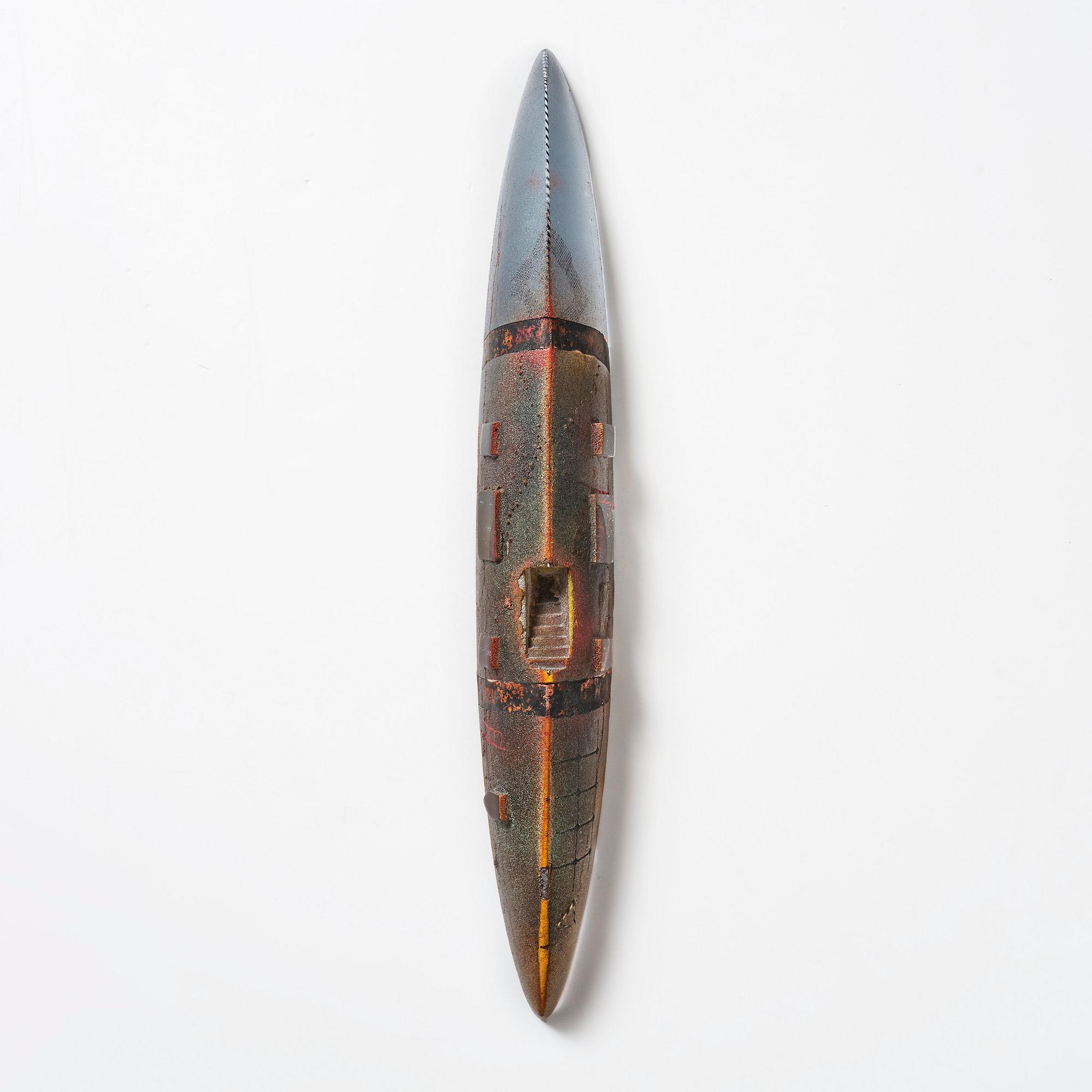 Bertil Vallien A Unique Sand Cast Glass Sculpture Of A Boat Kosta