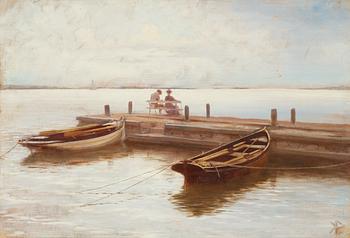 Knut Ekwall, Calm day in the Swedish Archipelago. - Bukowskis