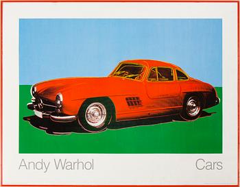 ANDY WARHOL, efter, poster, "Cars", Achenbach Art Edition, Galeri Hans ...