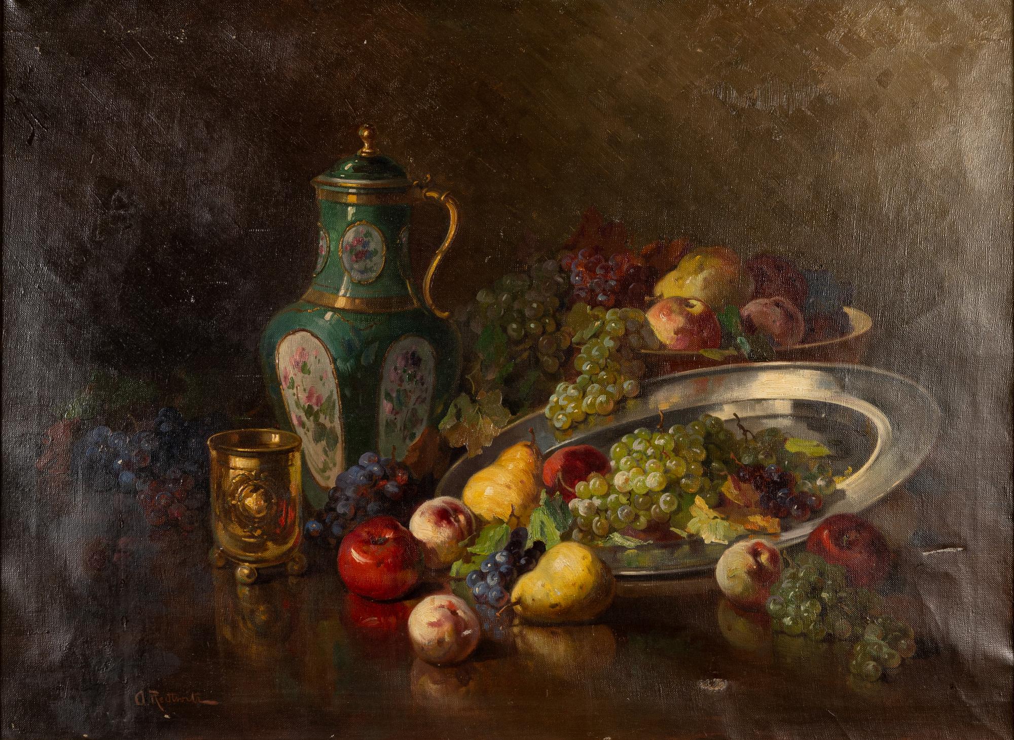 Anton Raufer-Redwitz, olja på duk, signerad. - Bukowskis