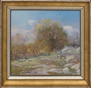 VASILI LEVI, olja på pannå, signerad. - Bukowskis