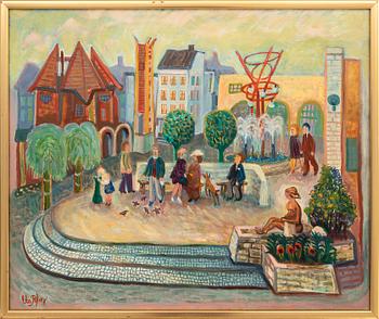 Elis Ryberg, "Kista torg". - Bukowskis
