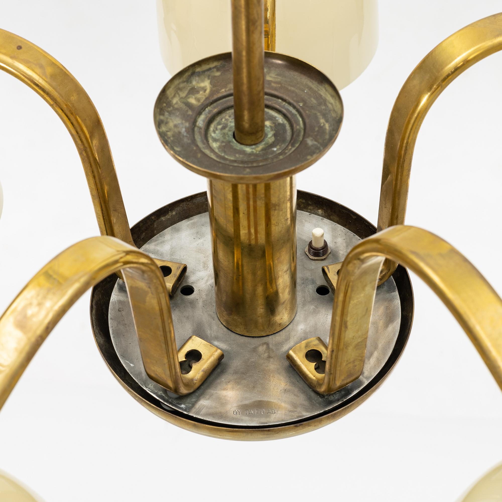 Paavo Tynell, a ceiling lamp, model '1446,' Taito Oy, Finland 1930-40's ...