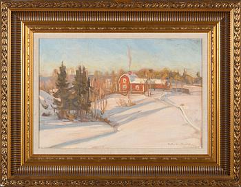 Victor Westerholm, oil on board, signed and dated 1917. - Bukowskis