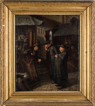 JOSEF WILHELM WALLANDER, oil on canvas, signed J:W:Wallander and dated ...