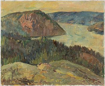 Hugo Lepik, Landscape. - Bukowskis