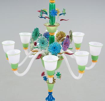 A Jonas Rooth eight-light glass chandelier, Kivik 2002. - Bukowskis