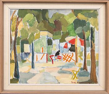 Tom Krestesen, oil on canvas signed and dated 51. - Bukowskis