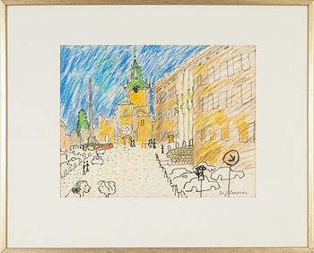 Stig Claesson, pastell, signerad. - Bukowskis