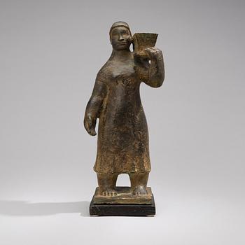 RAKEL KOIVISTO, skulptur, bly, signerad RK och daterad -53. - Bukowskis