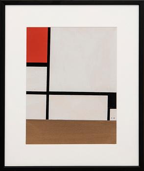 Piet Mondrian, Untitled from XXe siecle no. 9 Boulogne 1957. - Bukowskis