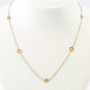 Ole Lynggaard, Collier "Hyldeblomst" 18K guld och diamanter. - Bukowskis