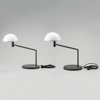 A pair of table lights by Per Sundstedt for Zero. - Bukowskis