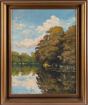 Johan Kindborg, oil on canvas, signed. - Bukowskis