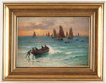 LOUIS TIMMERMANS, Oil on canvas, signed and dated 1909. - Bukowskis