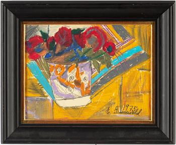 ELSA GRÜNEWALD, kritteckning, signerad och daterad 1975. - Bukowskis