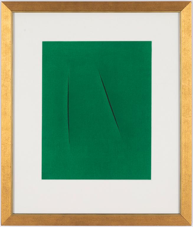 Lucio Fontana, "Concetto Spaziale". - Bukowskis