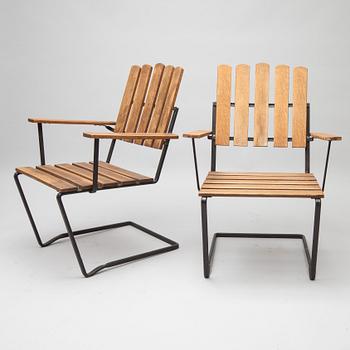 TRÄDGÅRDSSTOLAR, 2 st, Sverige, 1920-30-tal. - Bukowskis