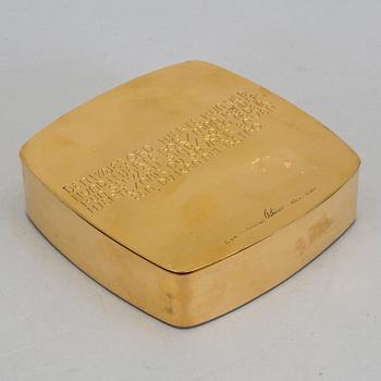 ASK, silver och mässing, John Rimer, Måløv, Danmark, stämplad L10 1985 ...