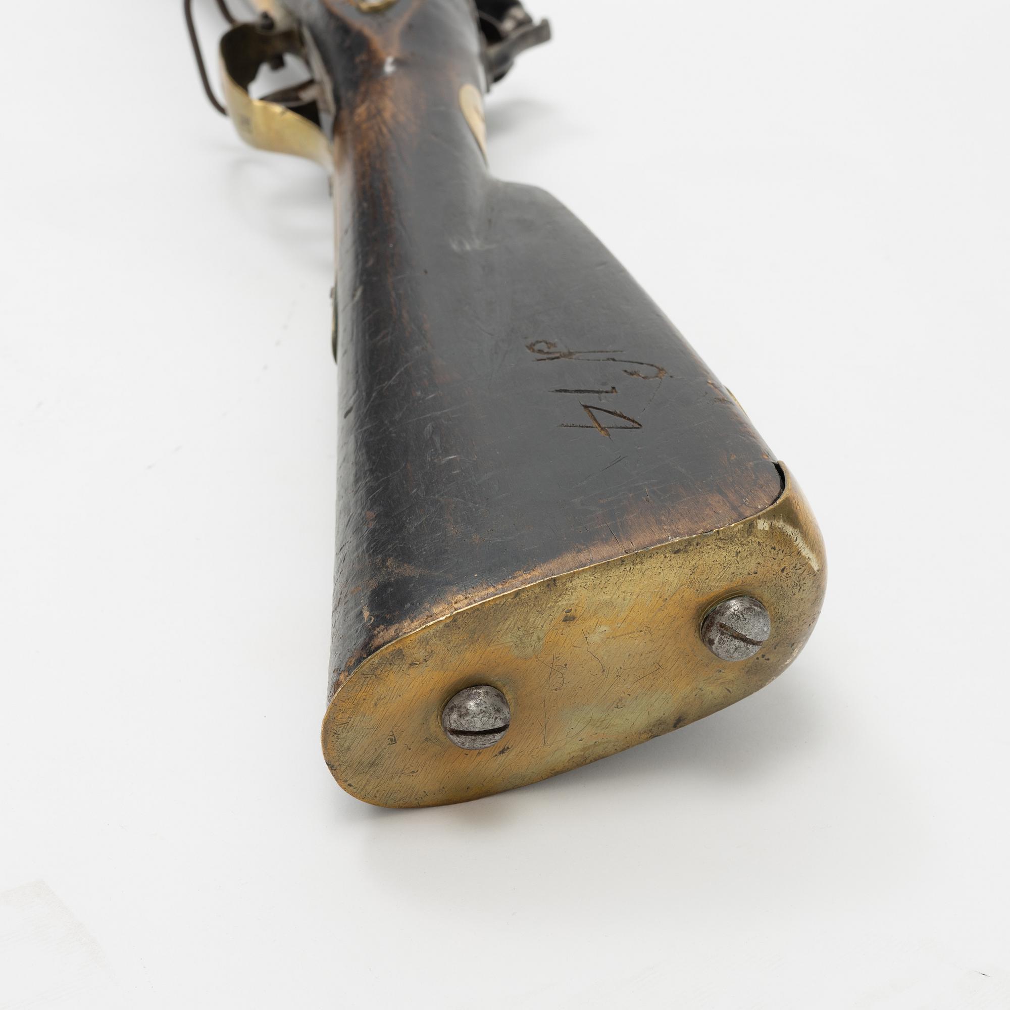 A Swedish flintlock musket 1762 pattern. - Bukowskis