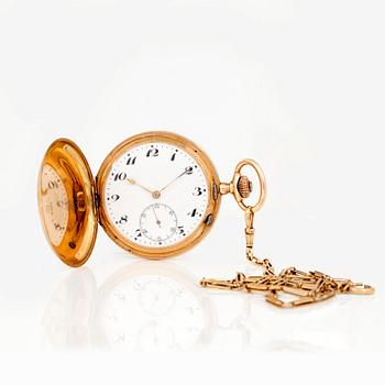POCKET WATCH, 50 mm, hunter case, signed Mermod Freres. - Bukowskis