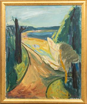 Lars Gynning, oil on canvas signed and dated 1943. - Bukowskis