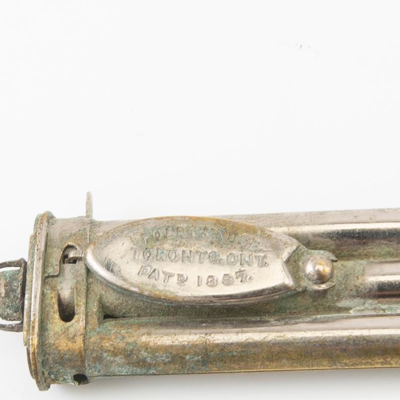 Foley & Ruse lighters, 2 pcs "Pellet match lighter", Canada circa 1888 ...