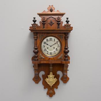 A late 19th century wall clock. - Bukowskis