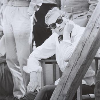 Per-Olow Anderson, "Anita Ekberg on the set for War and Peace, 1956 ...
