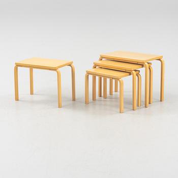 Alvar Aalto, satsbord, 3 delar, modell "88" samt bord, del av "88 ...