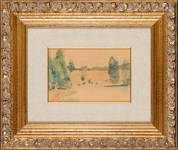 Maria Wiik, Maria Wiik, vesiväri, signeerattu. - Bukowskis