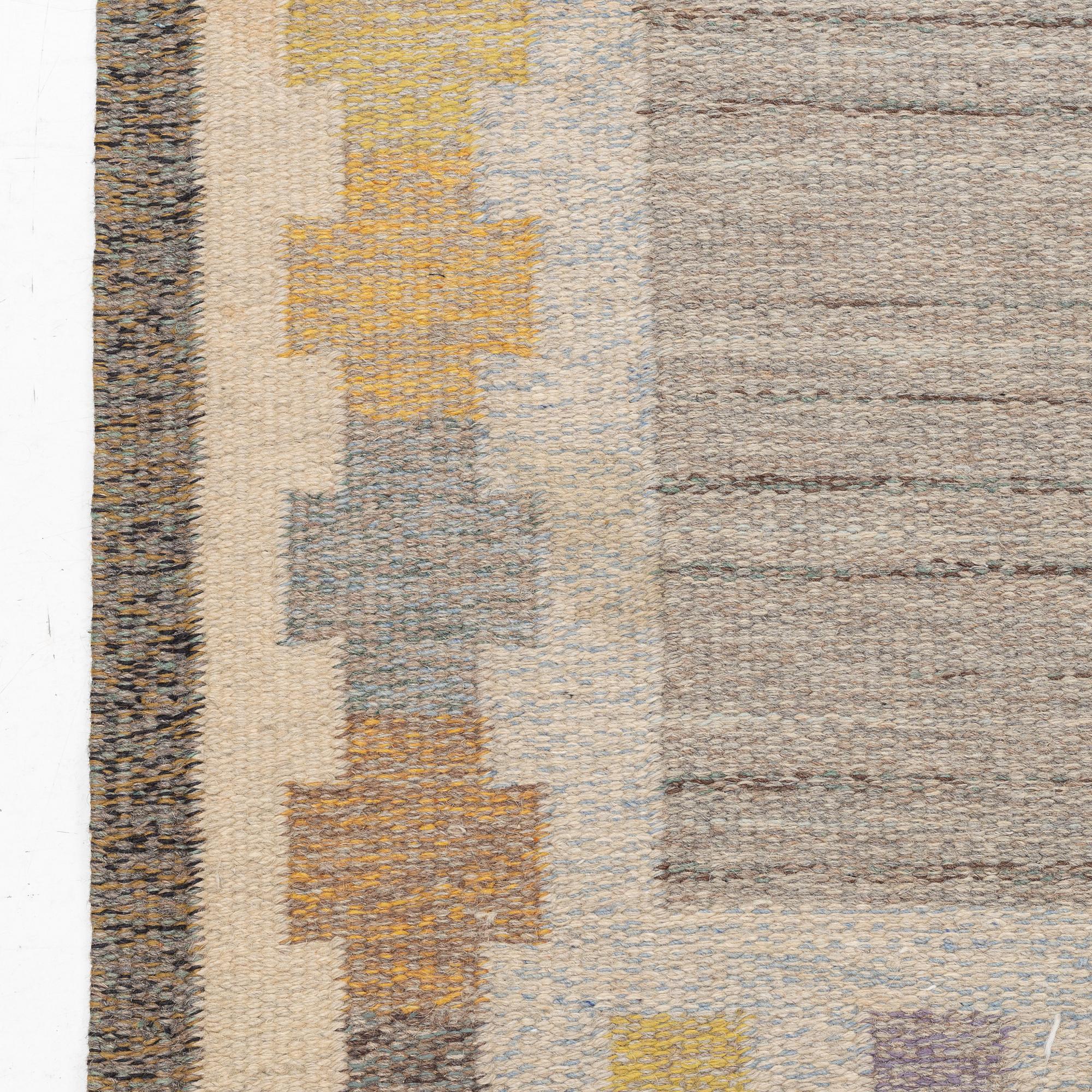 Ingegerd Silow, matta rölakan, signerad IS, ca. 240 x 161 cm. - Bukowskis