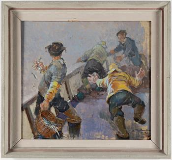 STEN GUNNAR THELANDER, olja på pannå signerad och daterad -42. - Bukowskis