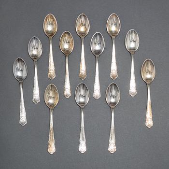 TESKEDAR, tolv st, silver, 1940/50-tal. - Bukowskis