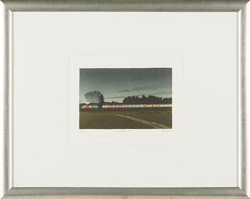 Esa Riippa, etching and aquatint, signed and dated -03, numbered 36/100 ...