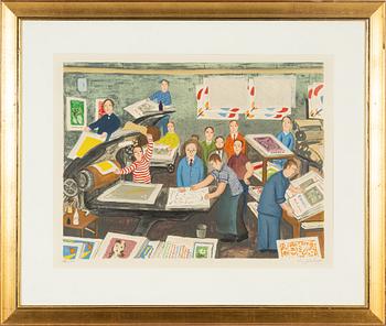 Lennart Jirlow, färglitografi, signerad och numrerad 248/310. - Bukowskis