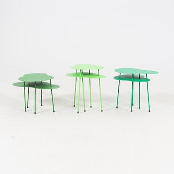 Eero Koivisto, a set of three "Amazonas" metal tables Offect 21st ...