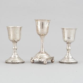 Anders Gustaf Carlberg, supkalkar, 2 st, silver, Eksjö, 1850. - Bukowskis