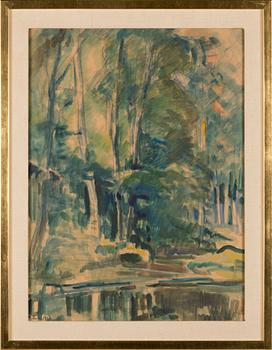 Magnus Enckell, Forest at the pond. - Bukowskis