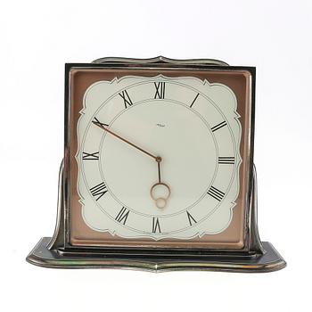 Table clock, Imhof, Switzerland, 1950s. - Bukowskis