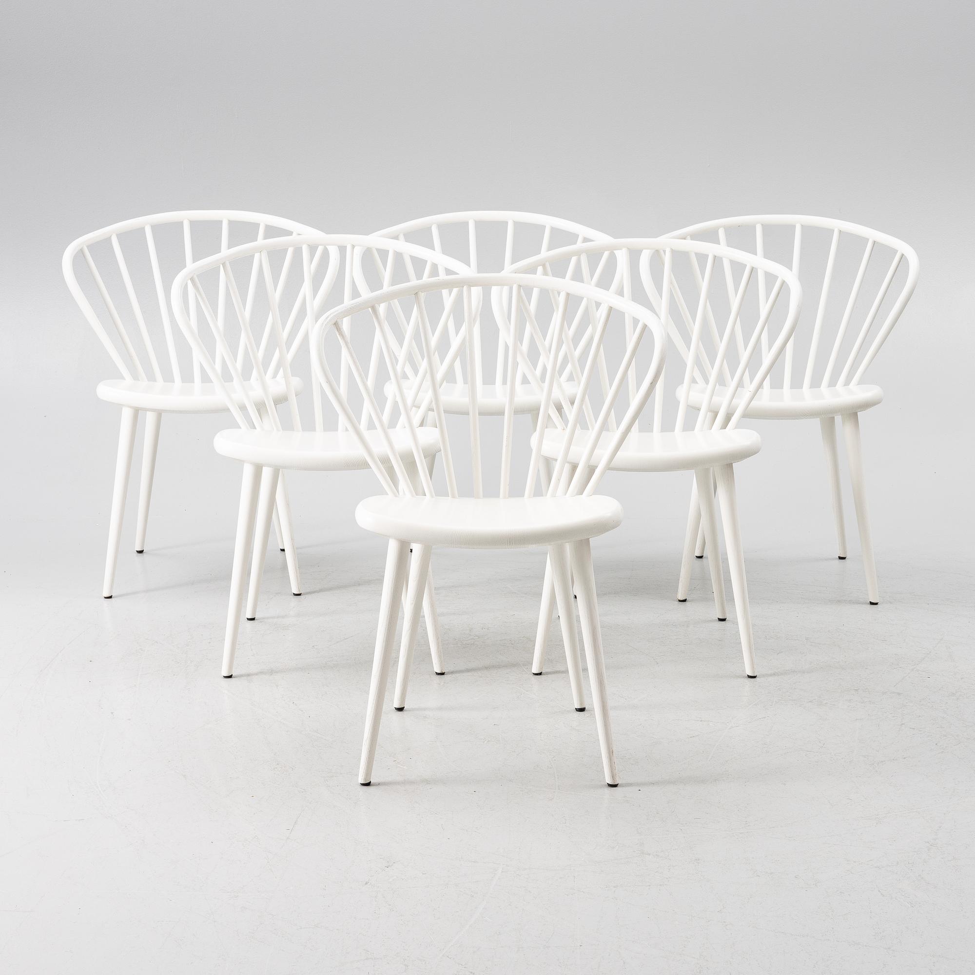 Jonas Lindvall, stolar, 6 st, "Miss Holly", Stolab 2015. - Bukowskis