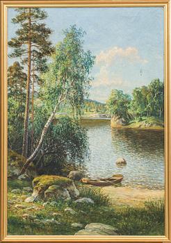 ANSHELM DAHL, olja på duk. Signerad. - Bukowskis