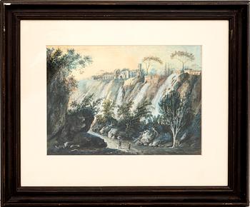 Camille-Felix Bellanger, romantic landscape. - Bukowskis