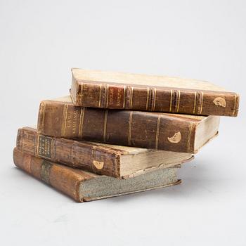 SAMLING BÖCKER, 4 st, Bland annat "Samling af de till efterlefnad ...