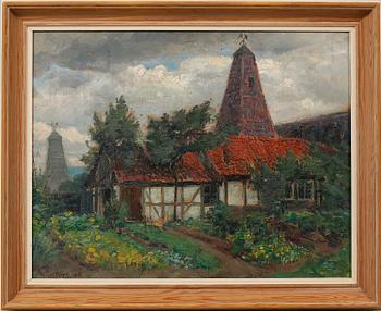 WILLIAM PAPE, olja på pannå, signerad och daterad 1915. - Bukowskis