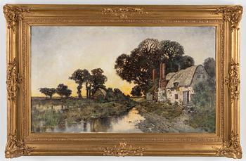 KARL HEFFNER, oil on canvas, signed. - Bukowskis