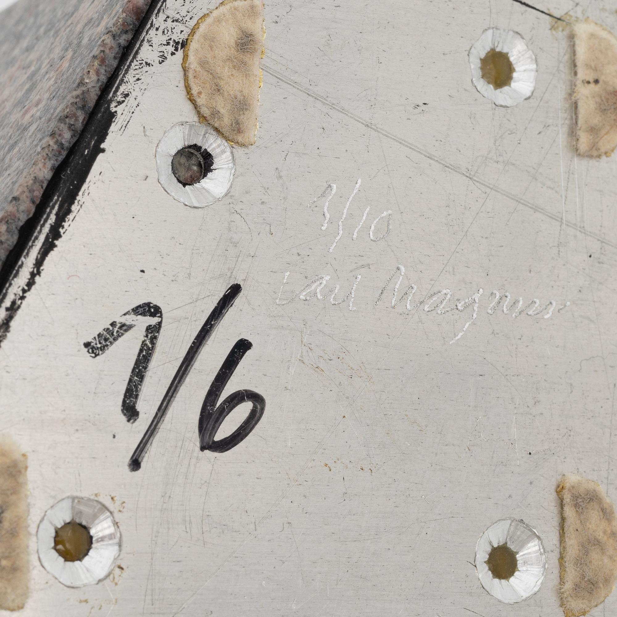 Carl Magnus, skulptur, sten, signerad och numrerad. - Bukowskis