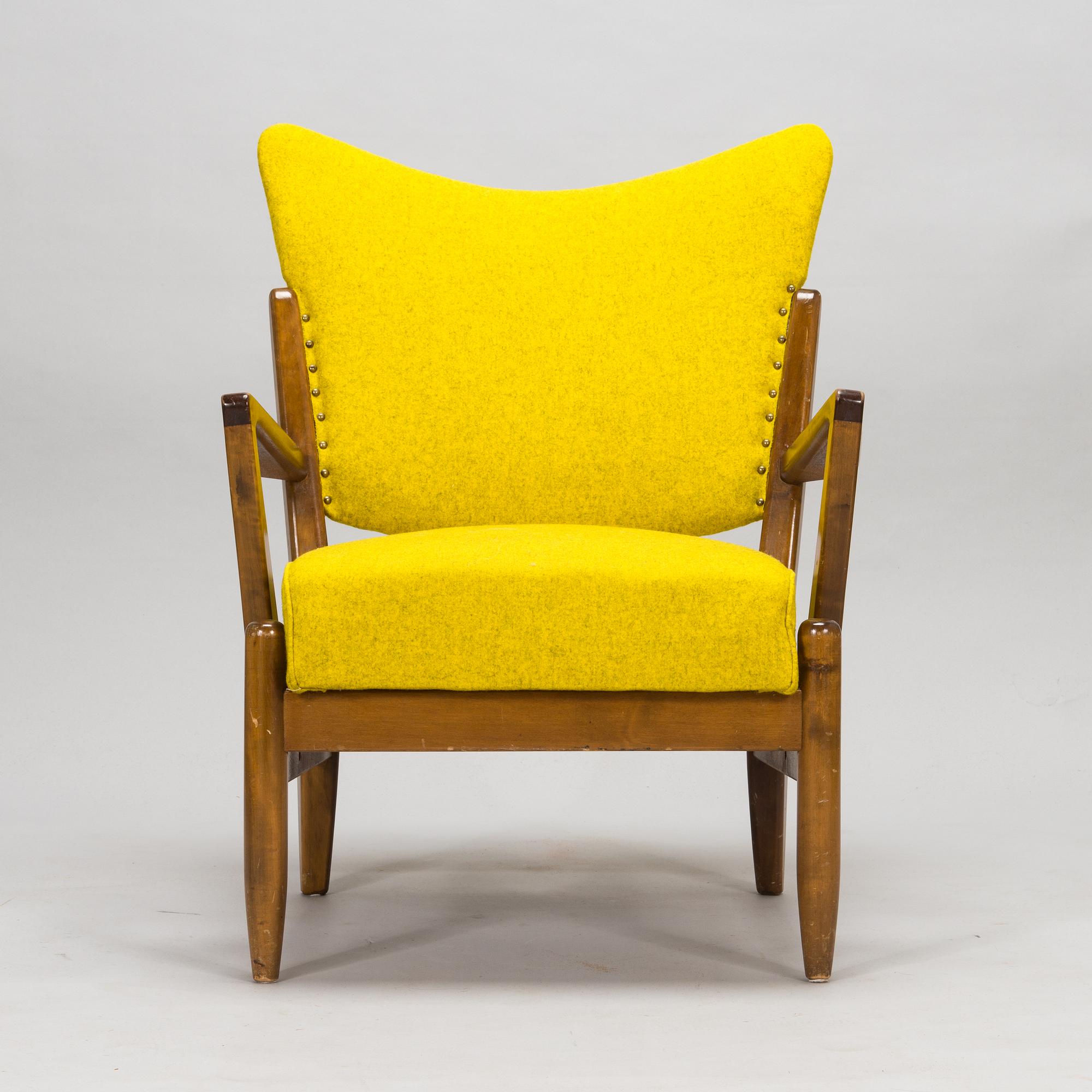 A 1950s '2411' armchair for Asko Finland. - Bukowskis