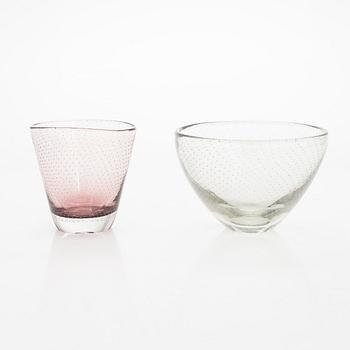 Gunnel Nyman, a set of two vases, Unclearly signed Gunnel Nyman ...